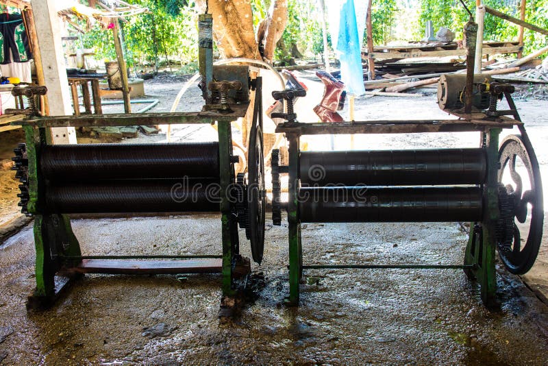 Rubber Machinery stock image. Image of slide, agriculture - 40637531