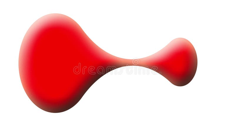 Rubber Particles Changing Shape with Beautiful Color Variations. Stock ...