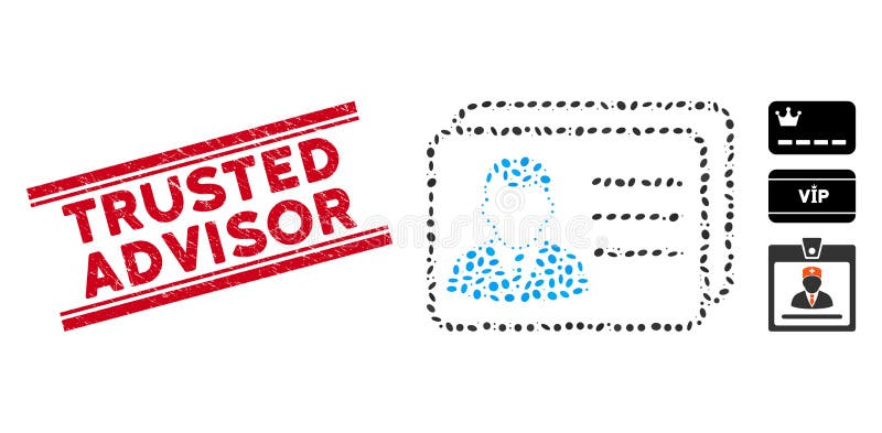 Trusted Advisor. Seal and Imprint Stock Illustration - Illustration of ...