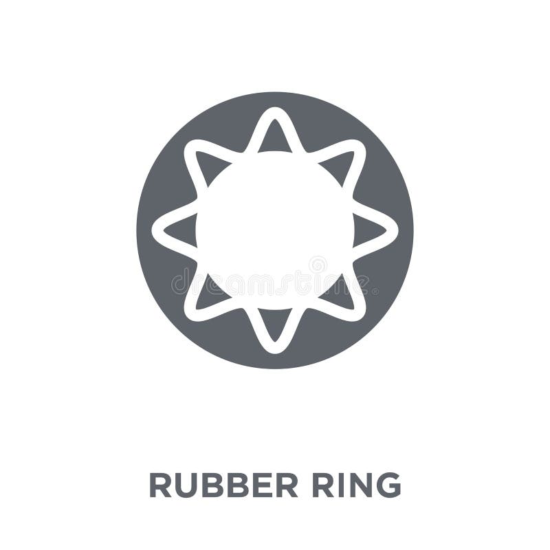 Ring Icon Vector Isolated on White Background, Ring Sign Stock Vector ...