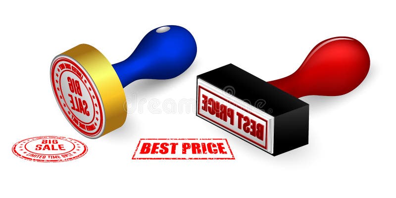 Rubber Stamp Mark or Business Rubber Stamp Vintage Style Isolated. 3d ...