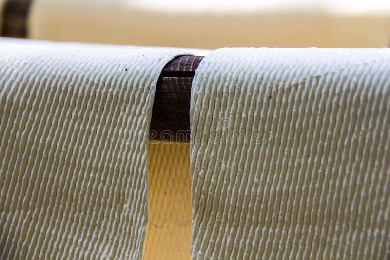 Rubber Sheets Hanging on Rail for Dry Process Air Dried Sheet ADS ...