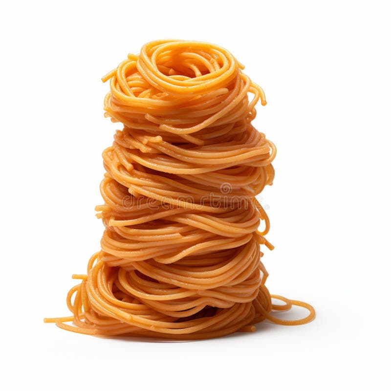 Rubber Bag of Pasta on White Background Stock Illustration ...