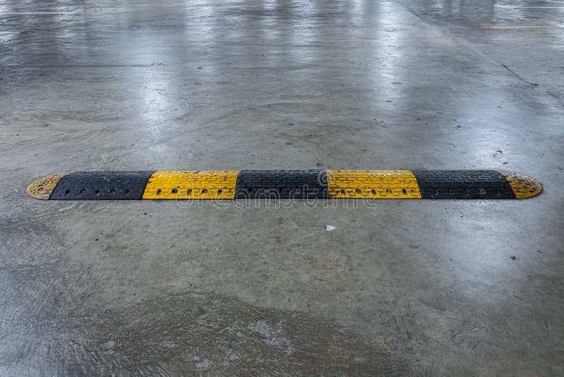 Speed Bump Yellow Black Rubber Texture Surface Pattern Dots Caution ...