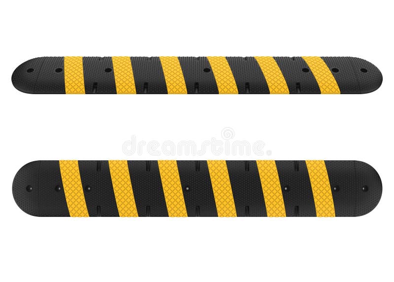 Speed bump isolated stock illustration. Illustration of speed - 357543323