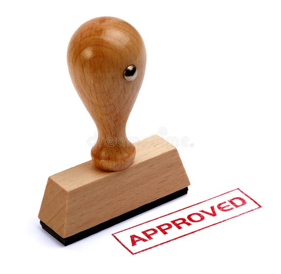Rubber stamp approved stock image. Image of satisfaction - 25642759