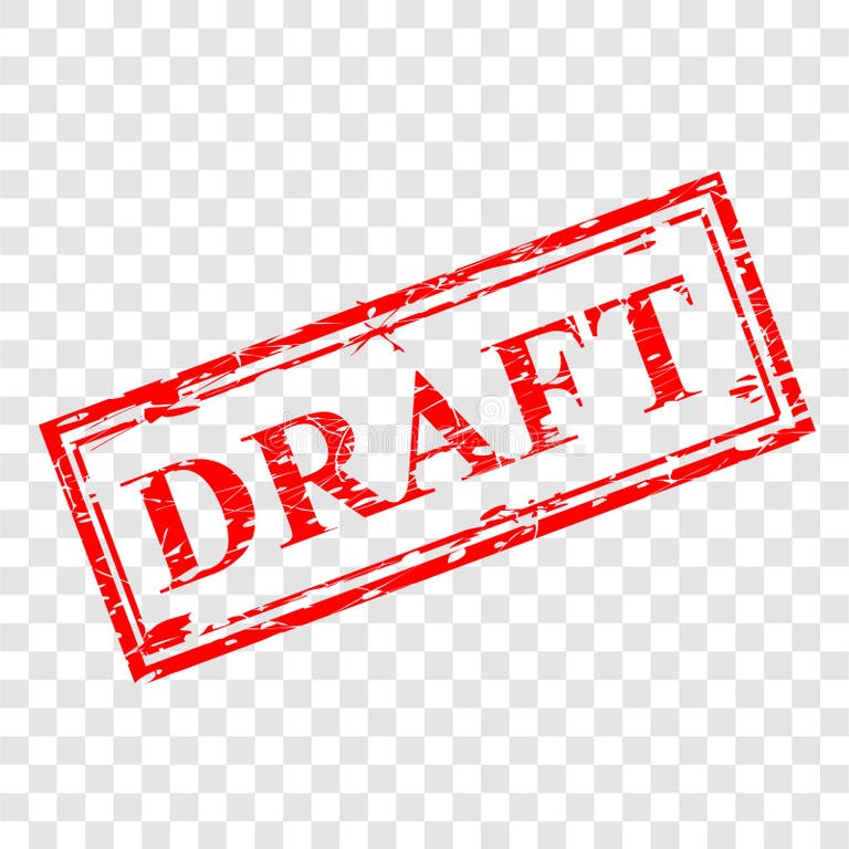 Rubber Stamp - Draft 02B stock vector. Illustration of accent - 148940461