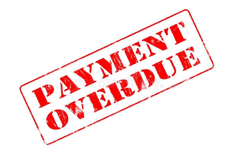 PAYMENT DUE IMMEDIATELY stock illustration. Illustration of instant ...