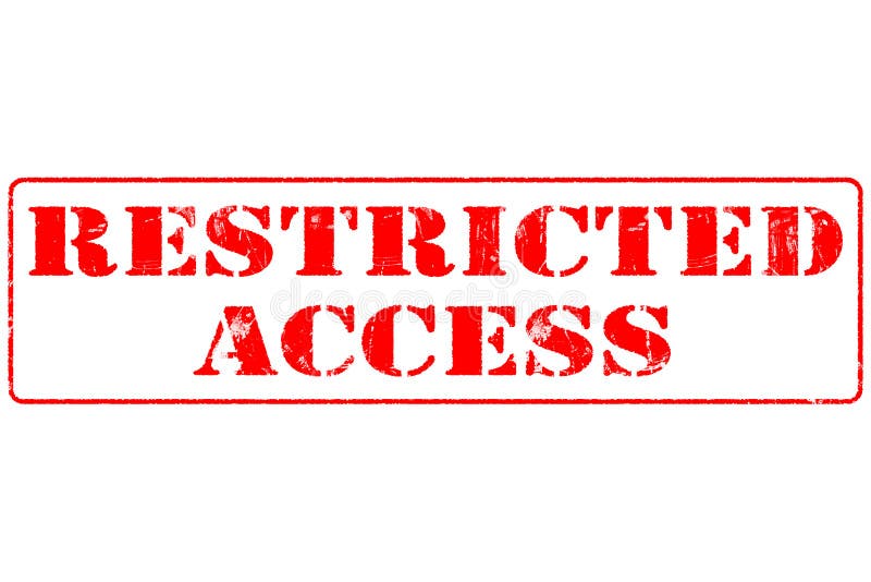 Access Restricted Rubber Stamp Stock Illustration - Illustration of ...