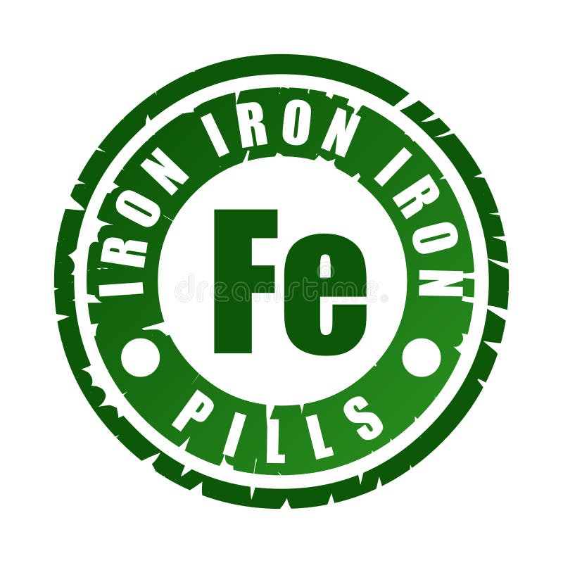 Iron - symbol Fe stock illustration. Illustration of metal - 20723791