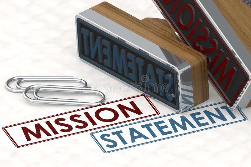 Rubber Stamp with Mission Statement Word Stock Illustration ...