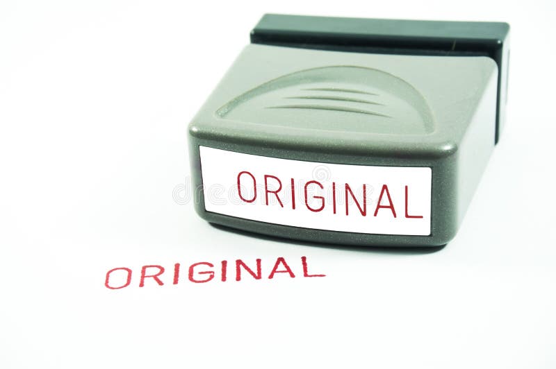 Rubber Stamp Original stock photo. Image of paper, office - 59002076