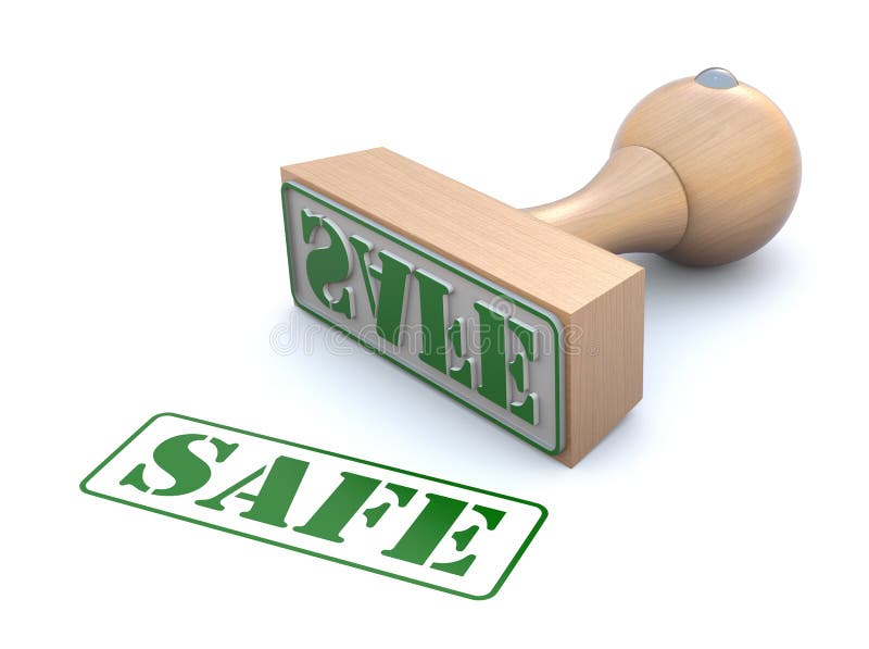 Rubber stamp-safe stock illustration. Illustration of text - 29282489