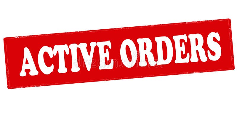 Active orders stock illustration. Illustration of grungy - 92089957