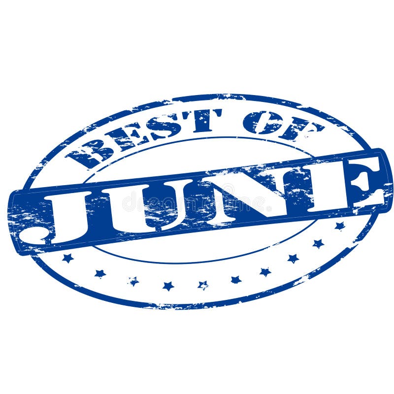 Best of June stock illustration. Illustration of symbol - 108756692