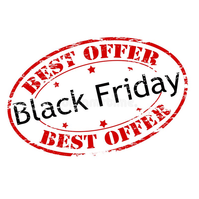 Best offer Black Friday stock illustration. Illustration of tender ...