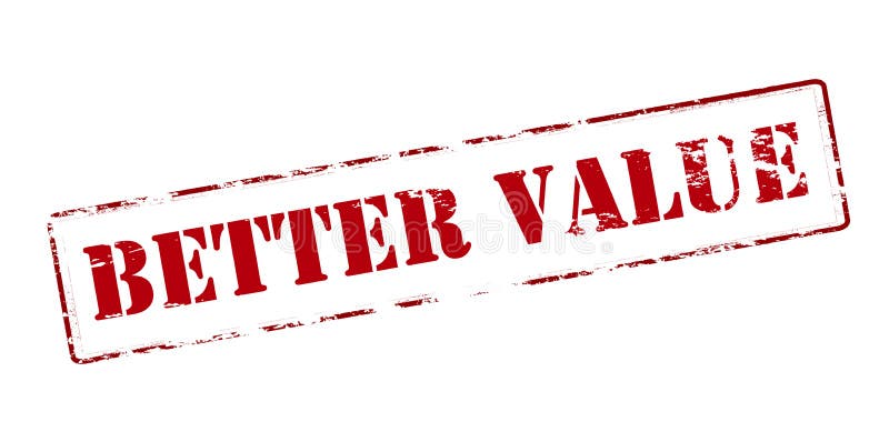 Better value stock illustration. Illustration of cost - 92109040