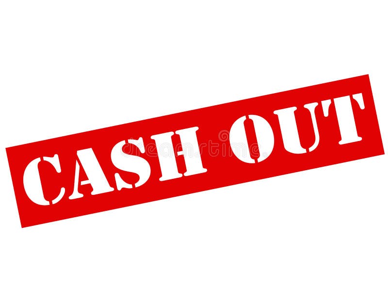 Cash out stock illustration. Illustration of rectangular - 109013060