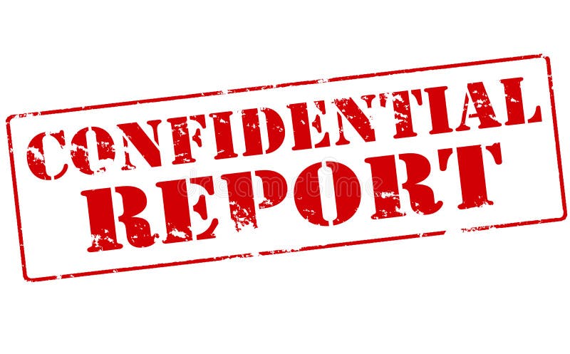Confidential report stock illustration. Illustration of concept - 92047193