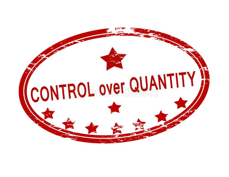 Control over quantity stock illustration. Illustration of grunge - 92110394