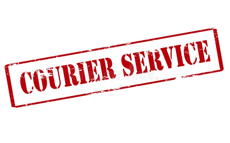 Courier service stock illustration. Illustration of miscellaneous ...