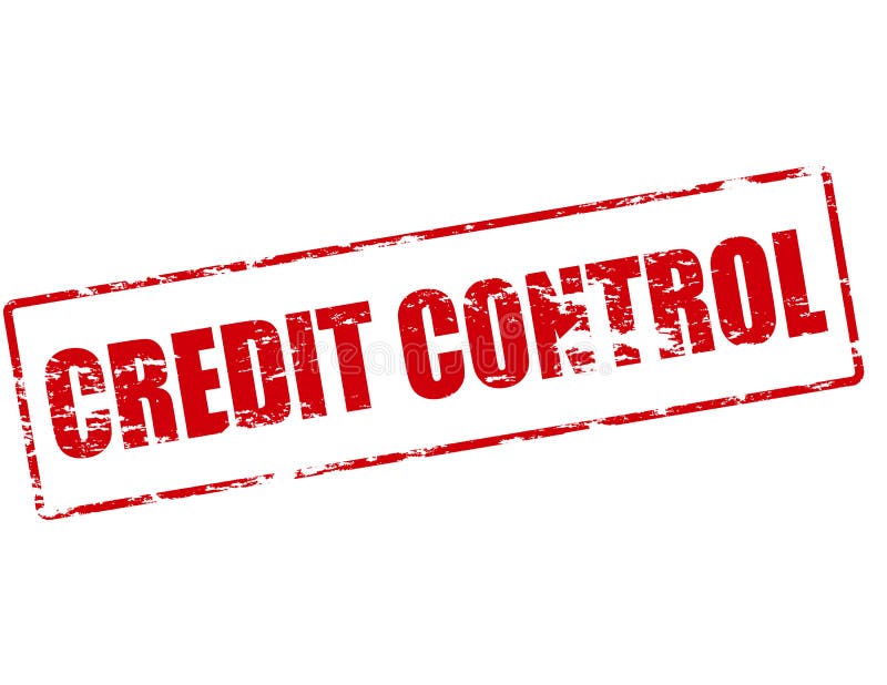 Credit control stock illustration. Illustration of text - 92088255