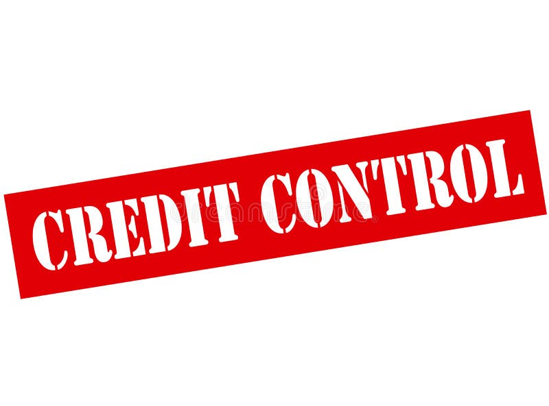 Credit Control word cloud. stock illustration. Illustration of control ...