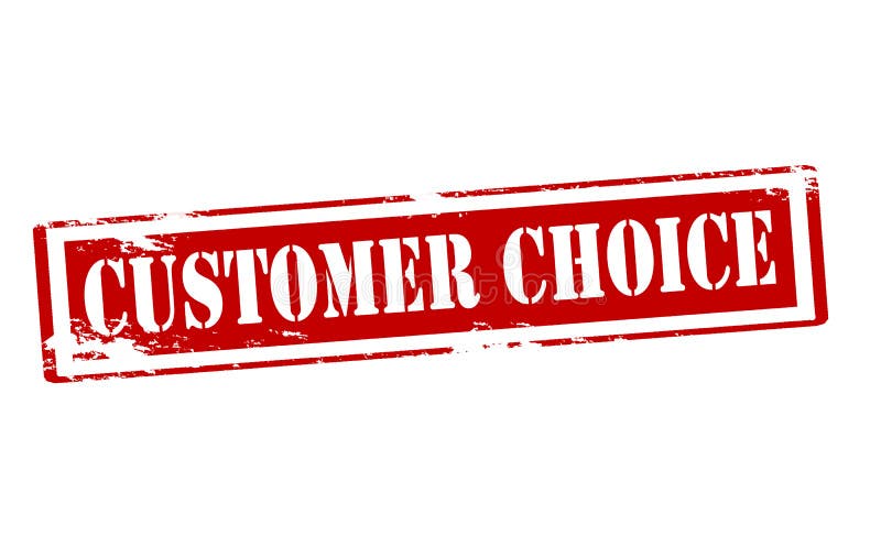 Customer choice stock illustration. Illustration of prospect - 92070155