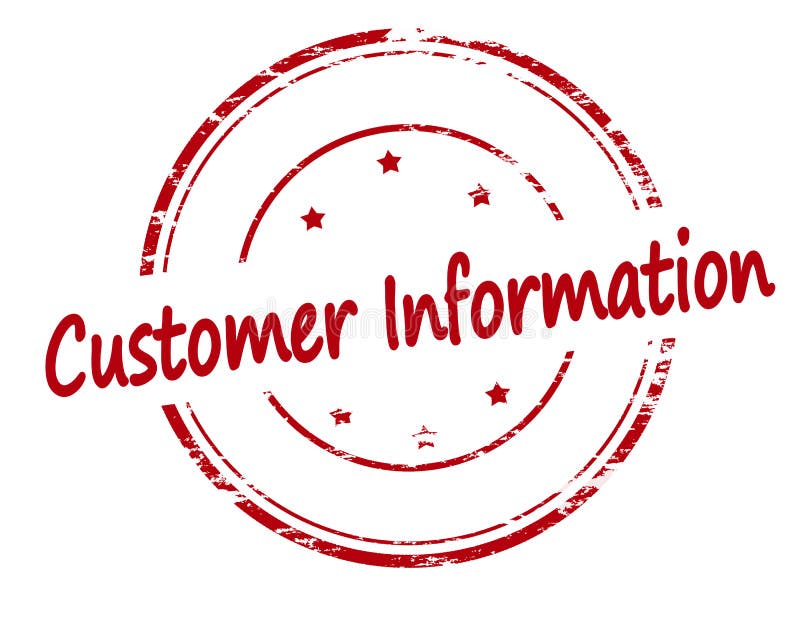 Customer information stock illustration. Illustration of information ...