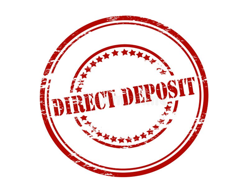 Direct deposit stock illustration. Illustration of rectangular - 92107795 Direct deposit stock illustration. Illustration of rectangular - 92107795
