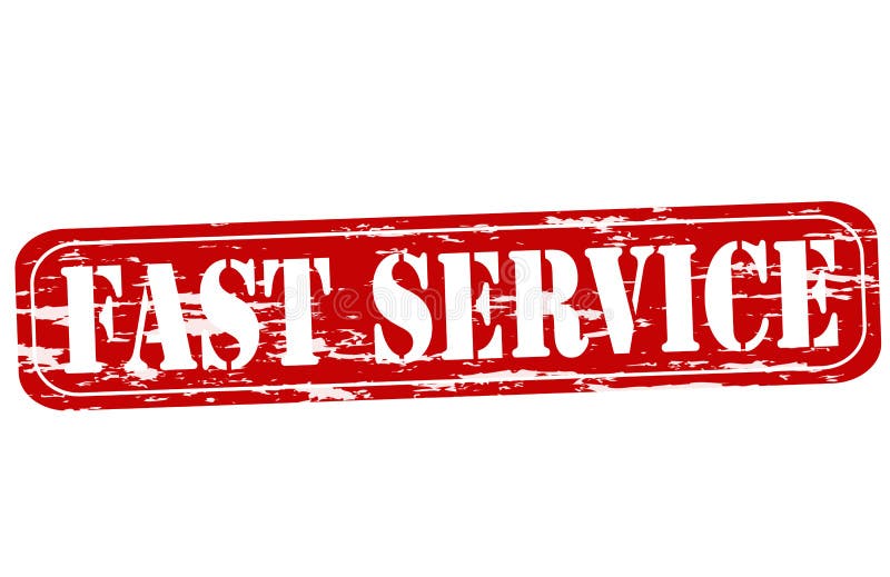 Fast Service rubber stamp stock vector. Illustration of maintenance ...