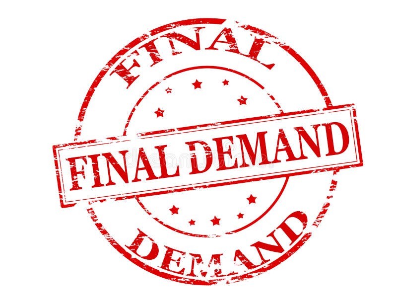 Final demand stock illustration. Illustration of miscellaneous - 92047575