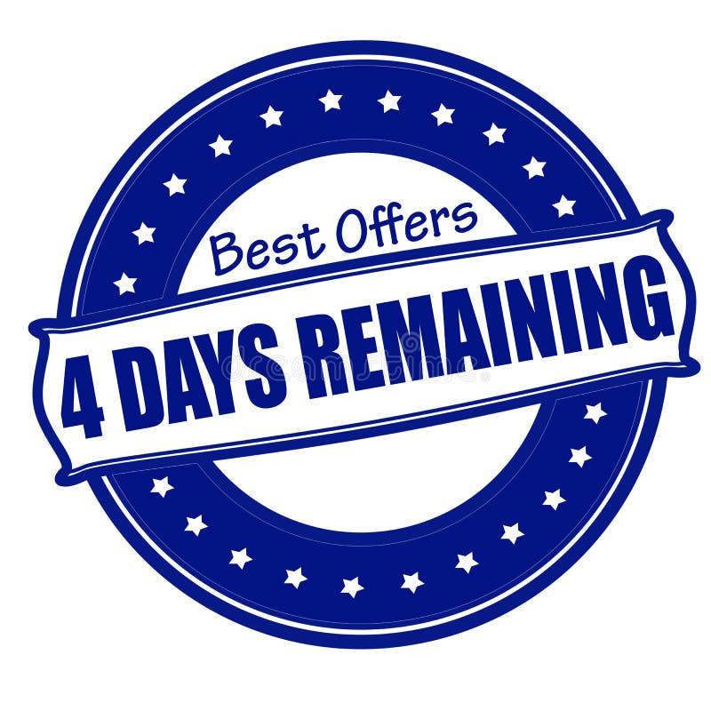 Days Remaining Stock Illustrations – 323 Days Remaining Stock ...
