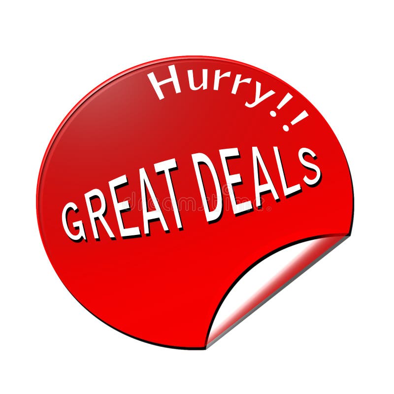 Great deals stock illustration. Illustration of great - 108956100