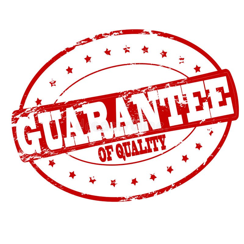 Quality guarantee stock illustration. Illustration of guarantee - 92087394