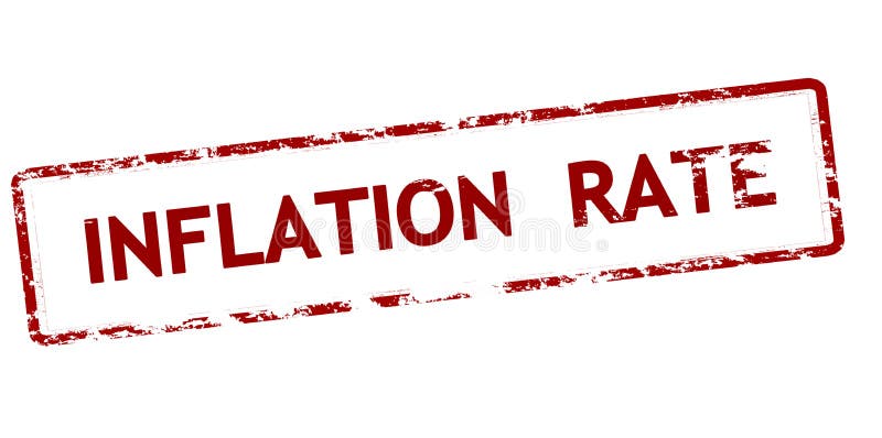 Stamp with Text Inflation Rate Stock Vector - Illustration of symbol ...