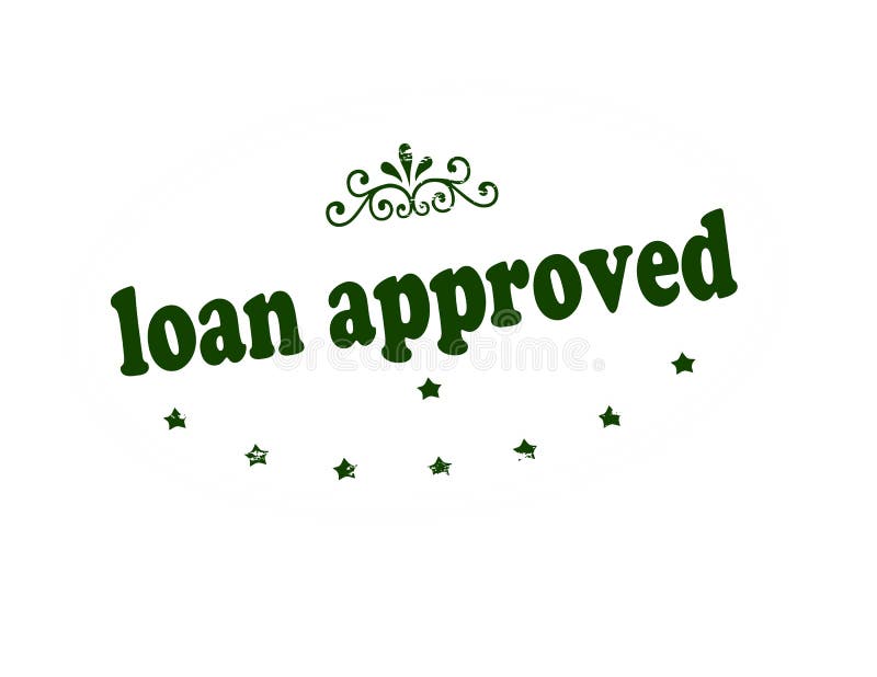 Loan approved stock illustration. Illustration of concept - 92108782