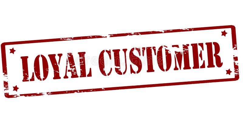 Loyal Customer Label Sticker,Loyal Customer Results Badge Sign Stock ...