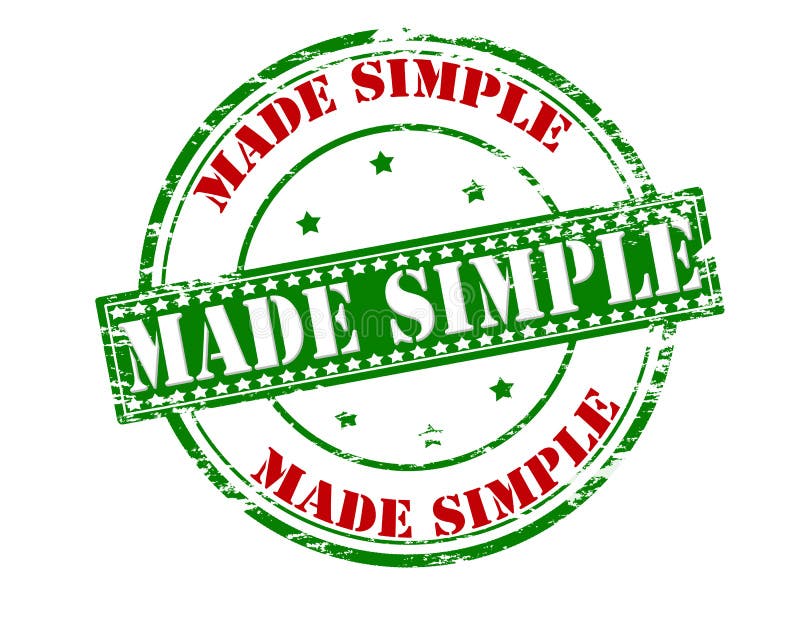 Made simple stock illustration. Illustration of rubber - 92047742