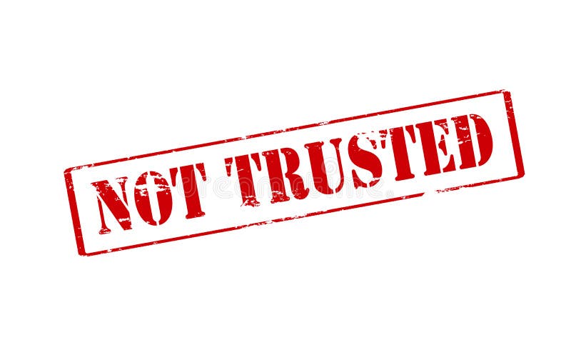 Not trusted stock illustration. Illustration of rubber - 92070563