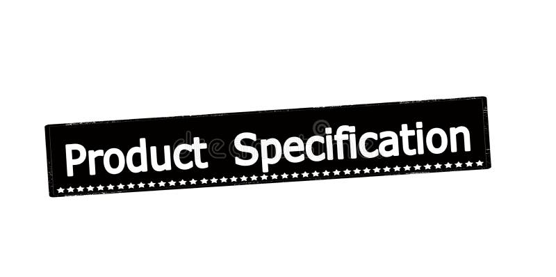 Stamp with Text Product Specification Stock Illustration - Illustration ...
