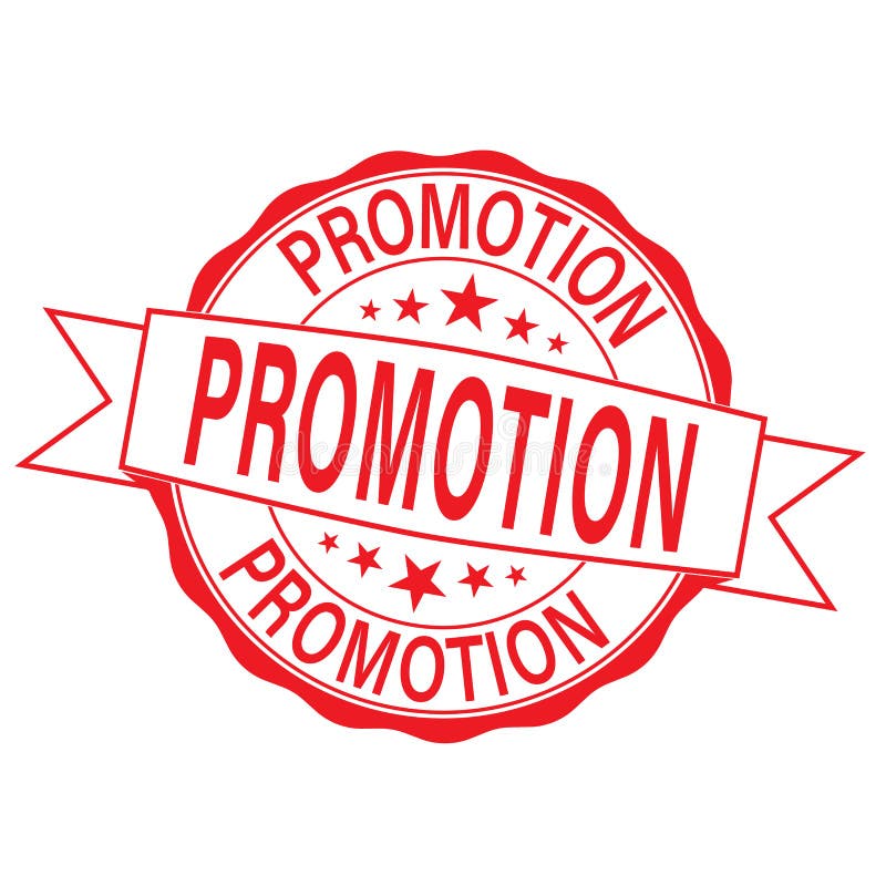 Promotion. Stamp. Red Round Grunge Vintage Promotion Sign Stock Vector ...