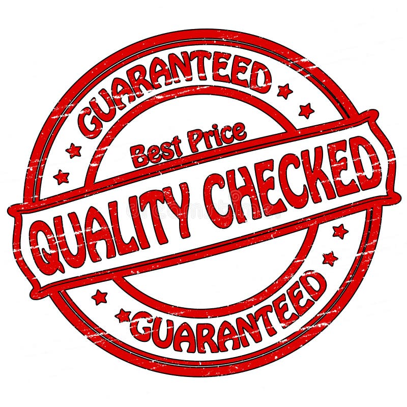 Quality Checked Round Grunge Stamp. Quality Checked Stock Vector ...