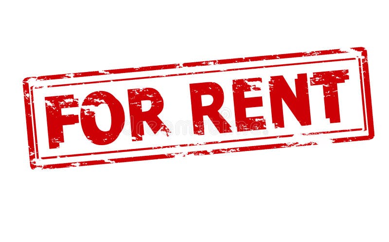 For rent stock illustration. Illustration of stamp, lease - 92070707