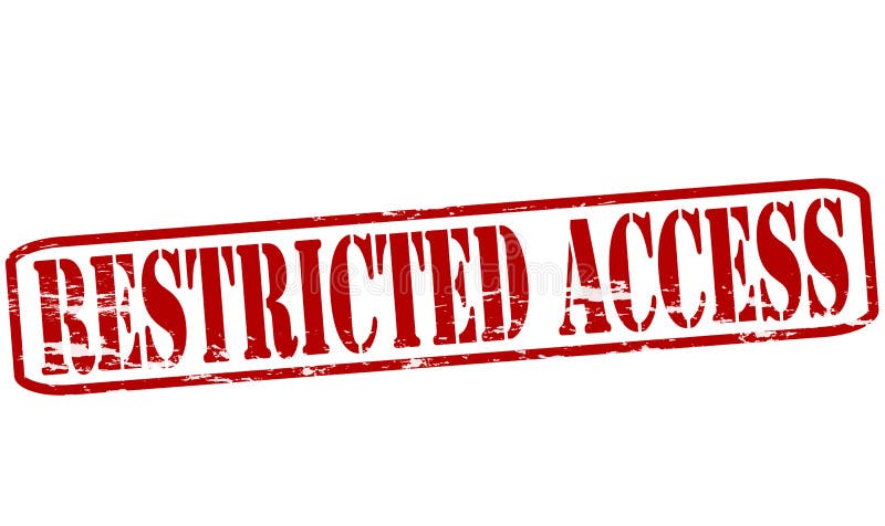 Restricted Access To Network Icon Stock Illustration - Illustration of ... Restricted Access To Network Icon Stock Illustration - Illustration of ...