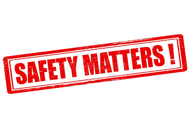 Safety matters stock illustration. Illustration of rectangular - 92068955