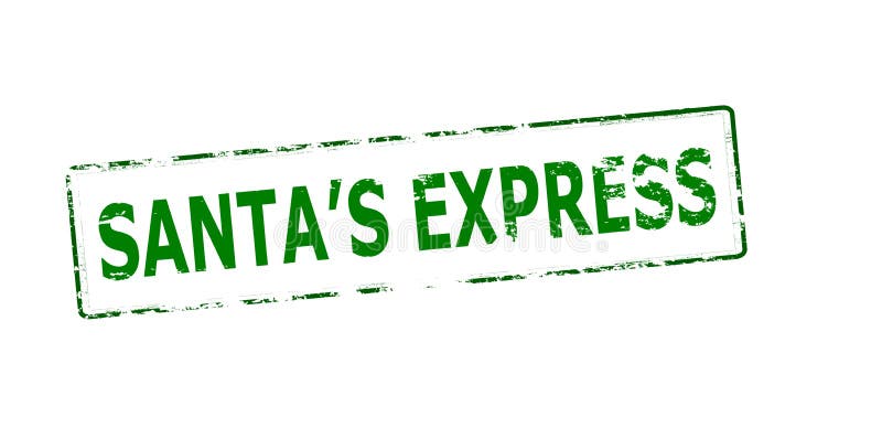 Santa express stock illustration. Illustration of formal - 92090457