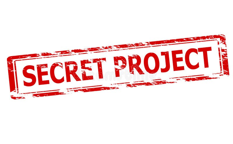 Secret project stock illustration. Illustration of symbol - 92048043