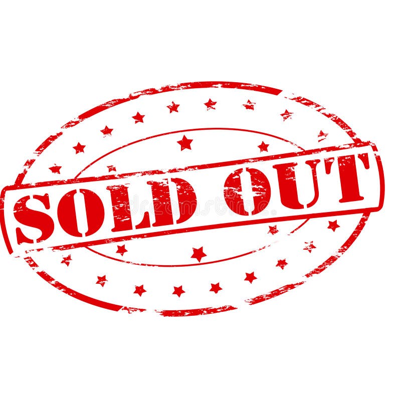 Sold out stock illustration. Illustration of rectangular - 92047916