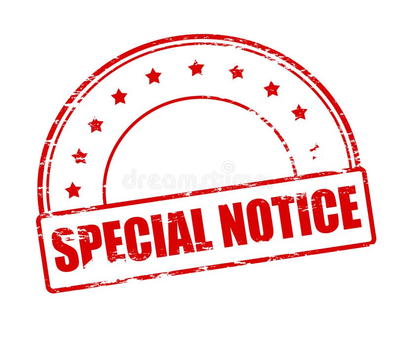 Special Notice Clip Art New Notice: Over 45,532 Royalty Free